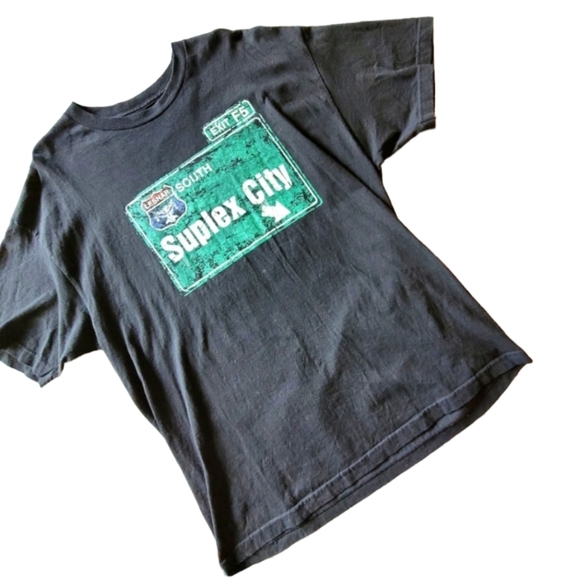 WWE | Shirts | Wwe Suplex City Black Shirt | Poshmark